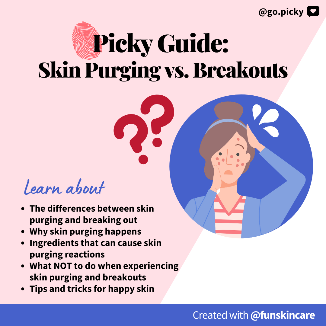 Skin Purging Or Breaking Out Causes And Fixes Picky Skincare Blog